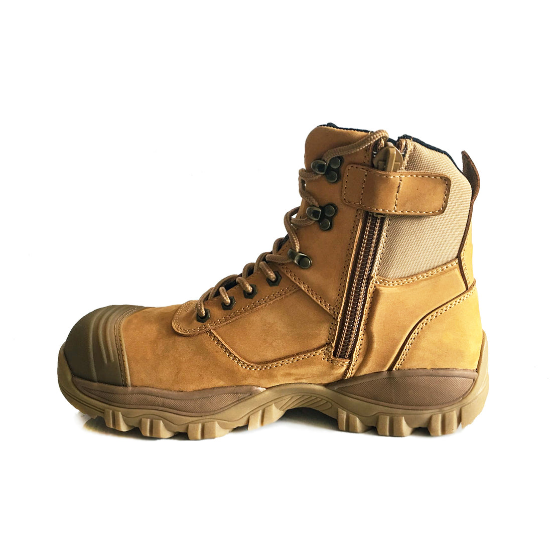 Zip Sided Lace Up Work Boots EST-114B – SHANDONG ESTAR FOOTWEAR CO., LTD